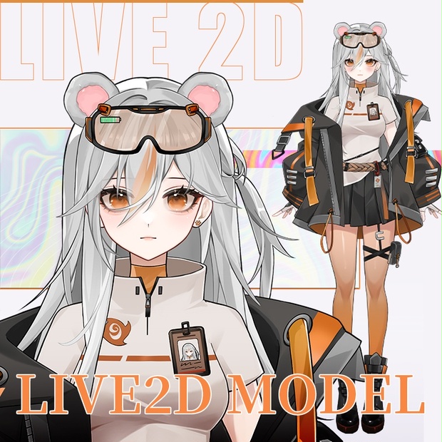 【live2dモデル】熊の指揮官 /Bear Commander - Design.genius - BOOTH