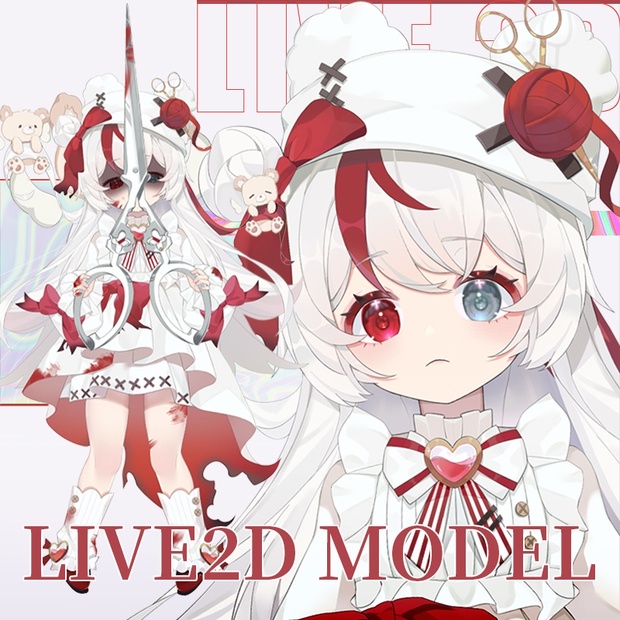 【live2dモデル】オタクなエンジェル・ベア/Bear loli - Design.genius - BOOTH