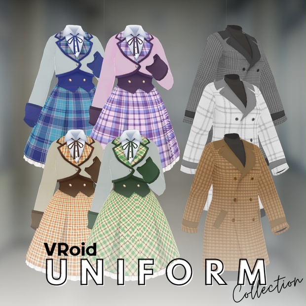 【VRoid】Uniform Collection - seiyastudio - BOOTH