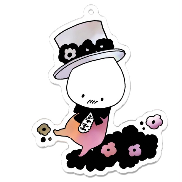 たまごだんしゃく 花咲くアクキーB - めいたろKOUBO - BOOTH