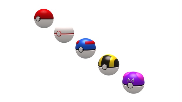 3D Monster Balls Full Base FBX Set - Division Shop - BOOTH