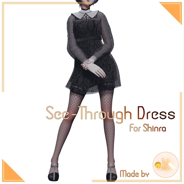 "See-Through Dress" Shinra - dibi's workshop - BOOTH