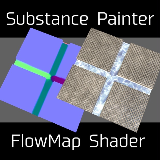 [SubstancePainter] FlowMap Shader - 3DCGBOOK出版 - BOOTH