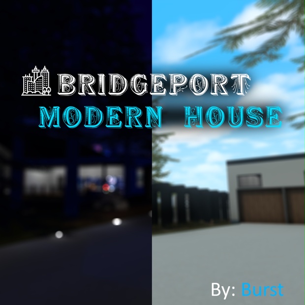 Bridgeport: Modern House/モダン家 (VRChat: Quest/PC) - burst289 - BOOTH