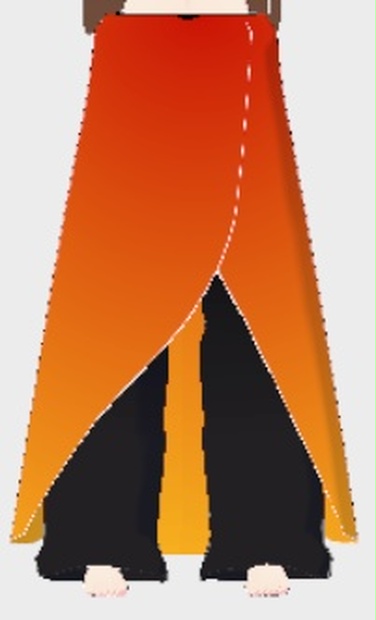 [VRoid]Sunset Skirt & Pants Set - Suki's Digital Shop - BOOTH