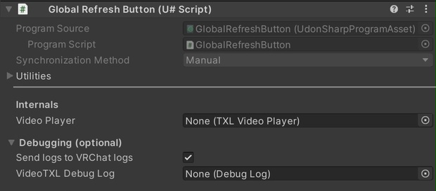 [VideoTXL] Global Resync Button - Realmlist's small and simple things - BOOTH