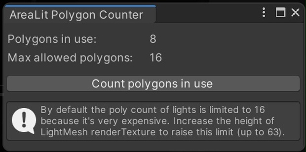 [AreaLit] Polygon Counter - Realmlist's small and simple things - BOOTH