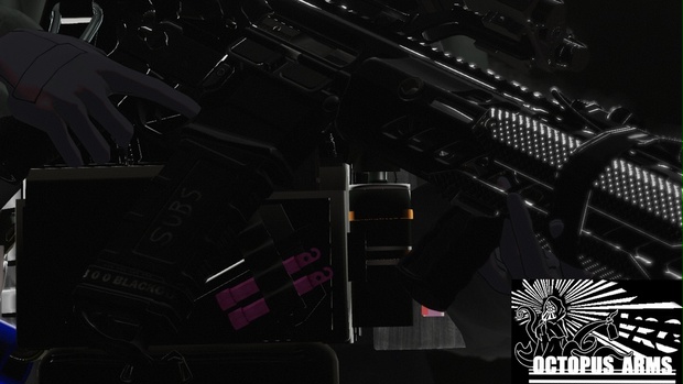 【Free】T-type Battery /Chemlight Holder - OCTOPUS ARMS - BOOTH