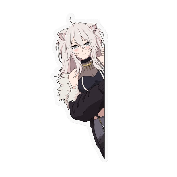 Sticker Peeking Shishiro Botan 獅白ぼたん Hololive - Waifuku - BOOTH