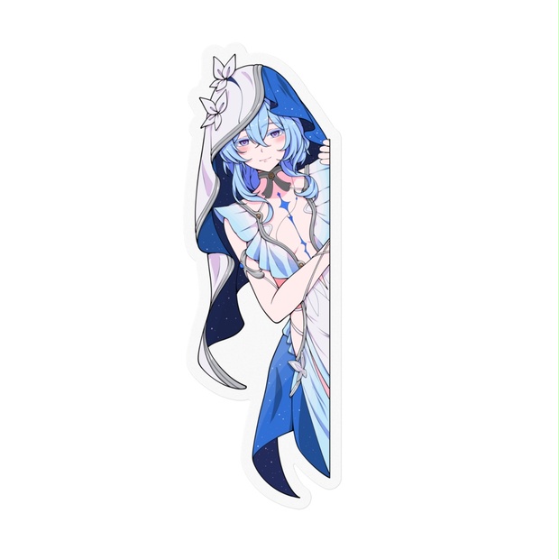 Sticker Peeking Shorekeeper Wuthering Waves - Waifuku - BOOTH