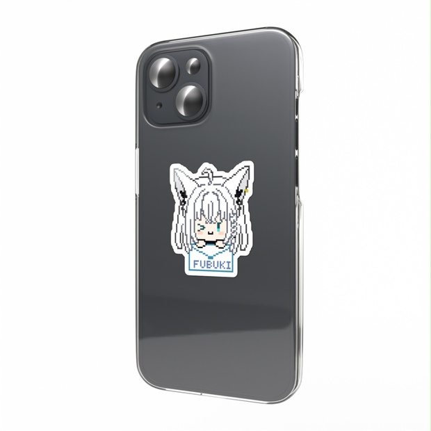 Shirakami Fubuki Pixel 白上フブキ Hololive Smartphone Sticker - Waifuku - BOOTH