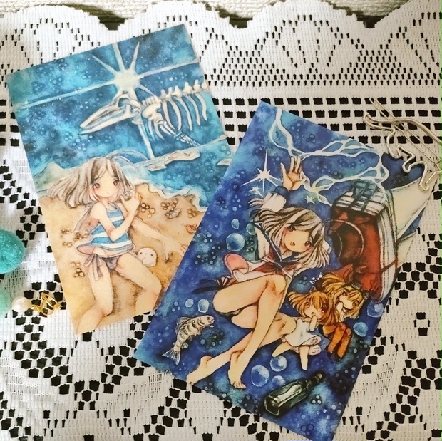 ポストカード2枚セット*02 - hoshi*sato - BOOTH