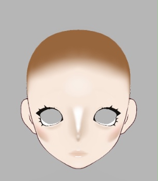 Gyaru Style face for vroid - Ducky's Designs - BOOTH