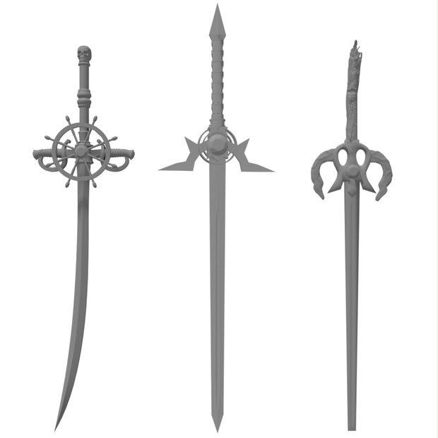 3 SWORD MODEL - shizuku999 - BOOTH