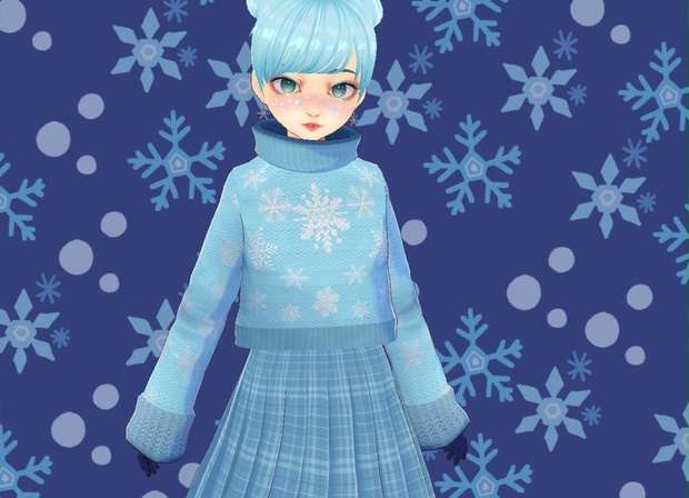 Snowflakes sweater - Ashling Designs - BOOTH