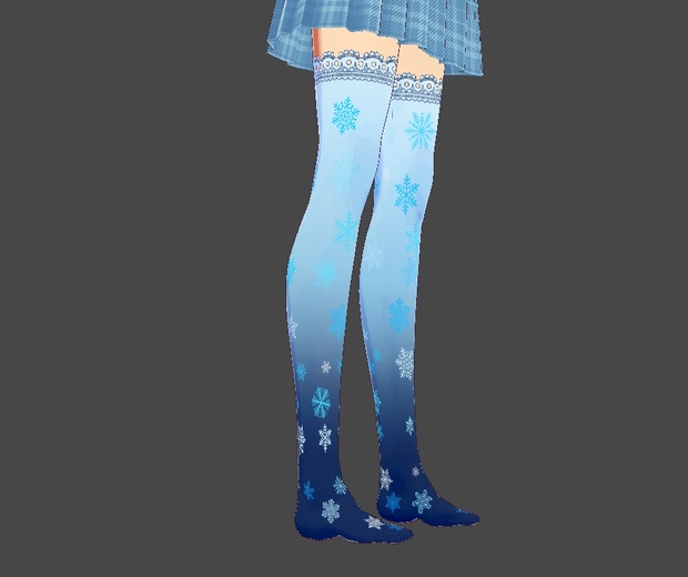 Snowflake stockings - aishlingoconaill - BOOTH