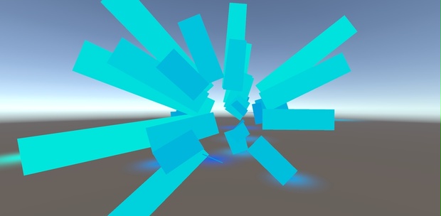 Blue particle trail - polanski96 - BOOTH