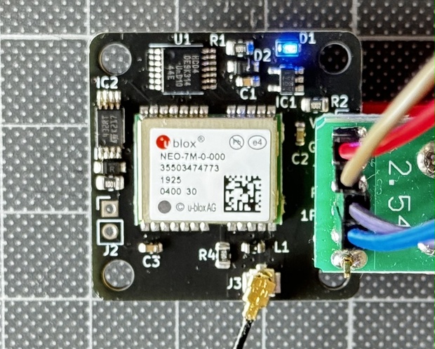 GNSS受信モジュール【外部アンテナ(LNA)用（インジケータLED：青）】 - geppeto-factory - BOOTH