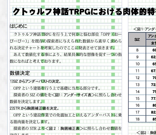 クトゥルフ神話TPRGにおける肉体的特徴を付加するヤーツ - sikasinanyane - BOOTH