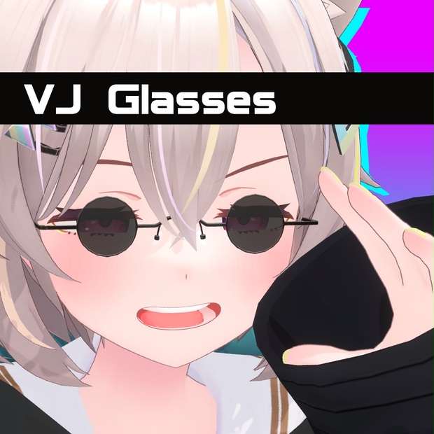 VJ Glasses VJメガネ - chomilk - BOOTH