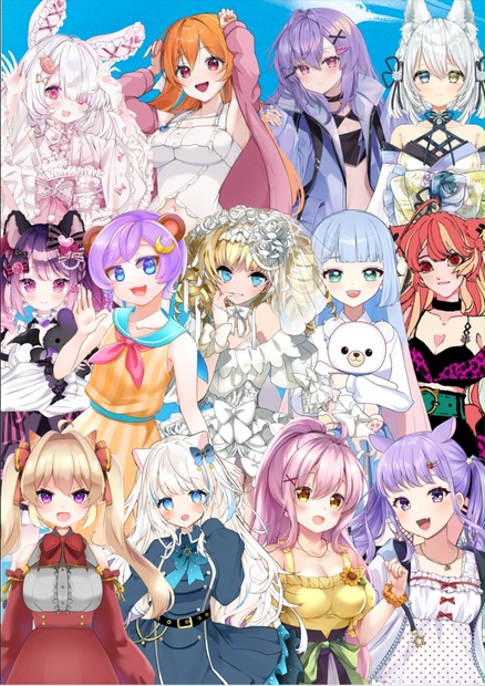 【C102】A4クリアファイル - VTuber Connection「Vコネ」公式 - BOOTH