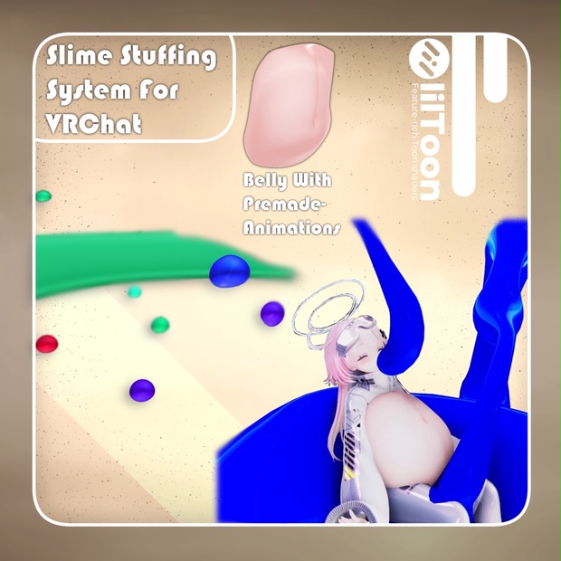 Slime Feeding & Stuffing System for VRChat - Eight Notes - BOOTH