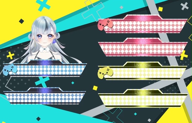 【動く】コントローラー柄プレート【6種】 - primus-2d - BOOTH