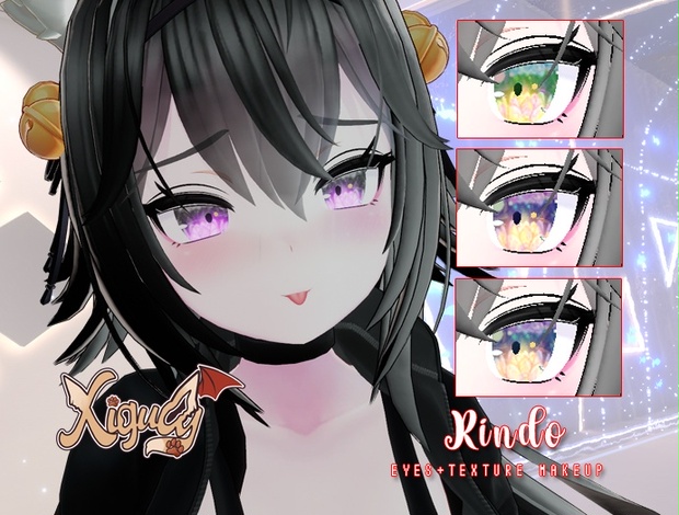 [MakeUp] Eyes + Body + Face | Rindo - moonblast - BOOTH