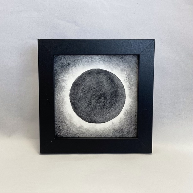 額装原画「日蝕」 - aruru na rurua - BOOTH