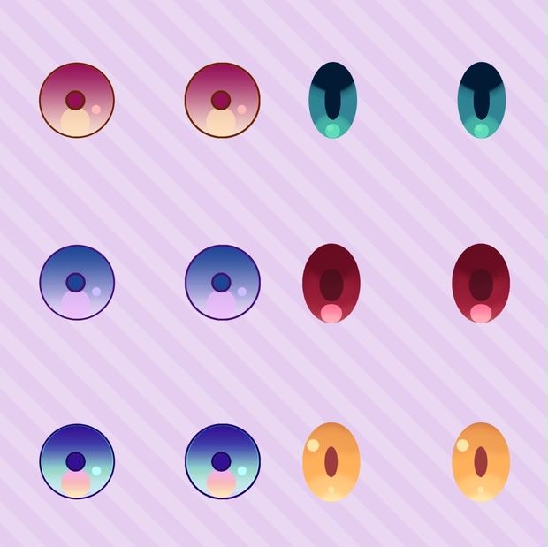 [FREE] Eye Texture Pack - minnmay - BOOTH