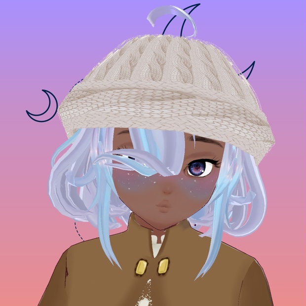 Galaxy Freckle Makeup[ Vroid Free ] - chibirina - BOOTH