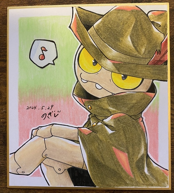 Fantoccioミニ原画 - ウレイロワイン - BOOTH