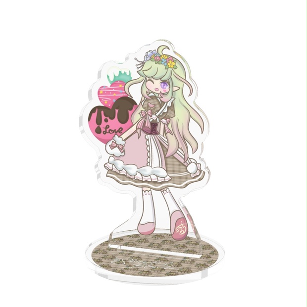 lovely chocolate シロち 7cm・10cm アクスタ - shirochi-elf - BOOTH