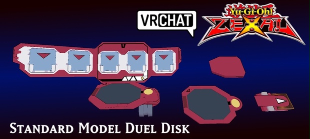 [VRC] Yu-Gi-Oh! ZEXAL Duel Disk Accessory - jtheduelist - BOOTH