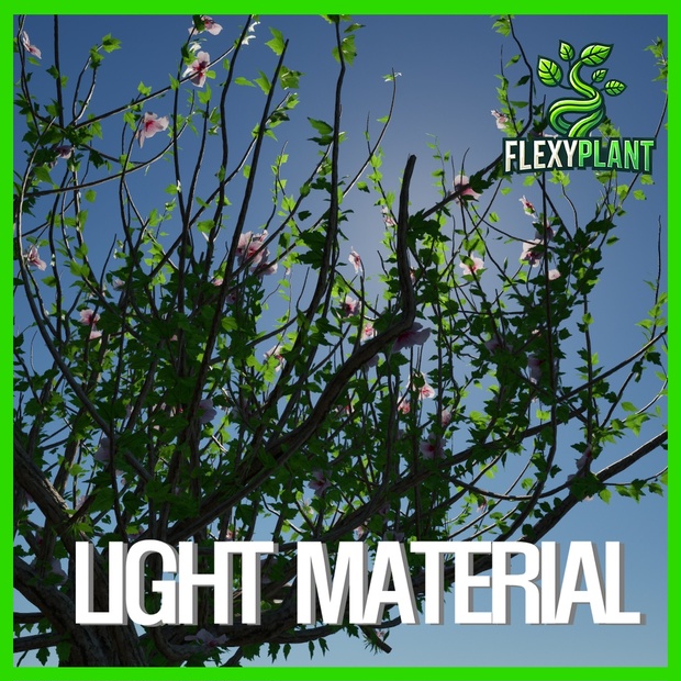 LIGHT MATERIAL for Foliage Unreal Engine 5 - FlexyPlant3D - BOOTH