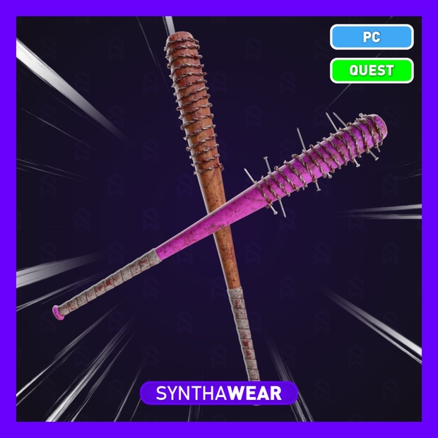 Baseball Bat | VRChat Asset | PCVR & Quest - SynthaWear - BOOTH