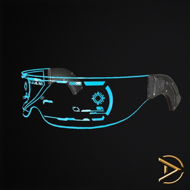 Cyberpunk Holo Visor - Dynamus - BOOTH