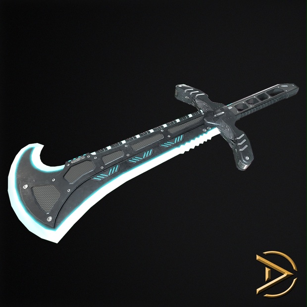 Cyberpunk Scimitar - Dynamus - BOOTH