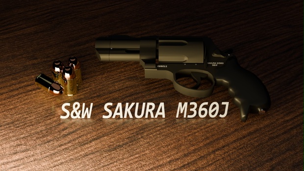 [3Dmodel]S&W SAKURA M360J - KuromameTororoModeling - BOOTH