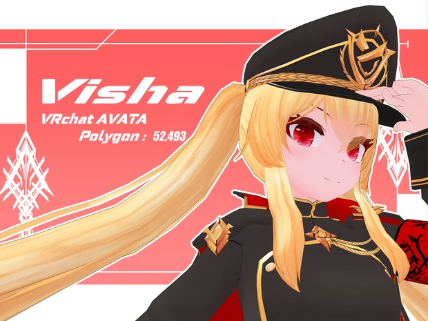 VRCオリジナル3Dモデル"Visha"2.0ver - morpice - BOOTH