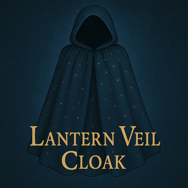 【VRChat向け3Dマント】Lantern Veil Cloak - 灯籠のヴェールマント【lilToon】 - Otosan ...