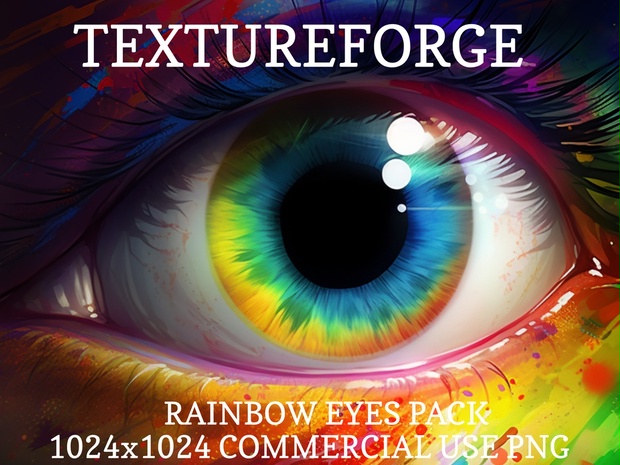 Rainbow Eye Pack - textureforge - BOOTH