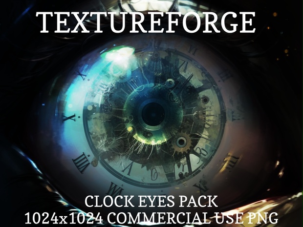 Clock Eye Pack - textureforge - BOOTH