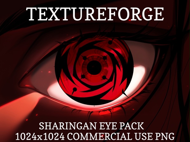 Sharingan Eye Pack - textureforge - BOOTH