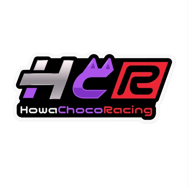 HCRロゴステッカー2 - Vtuberほわいとちょこオンラインショップ - BOOTH