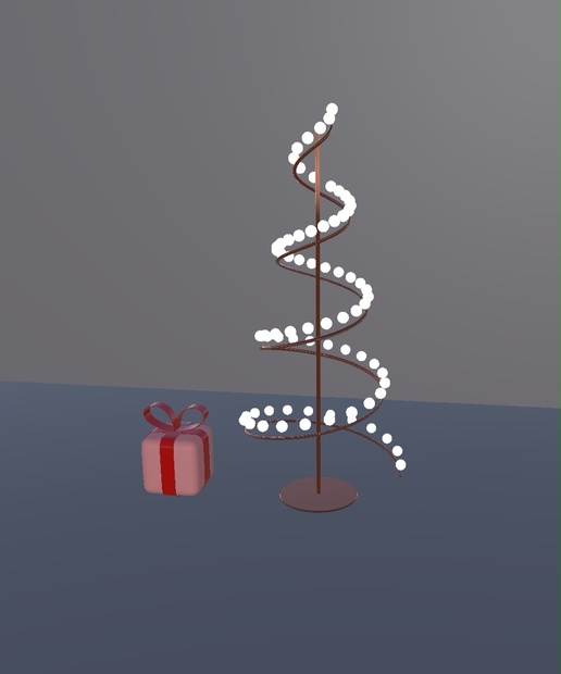 tree with animation + gift Vrchat World - compote - BOOTH