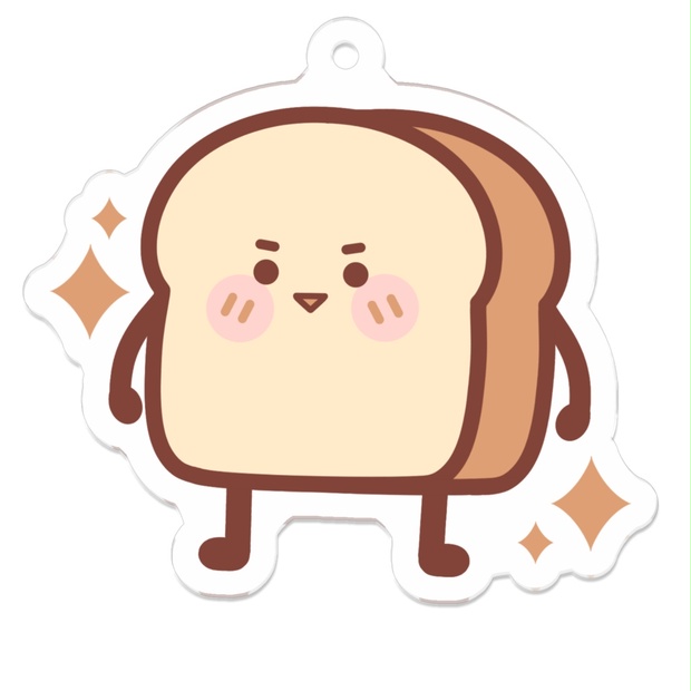 Bread Keychain - caeper - BOOTH