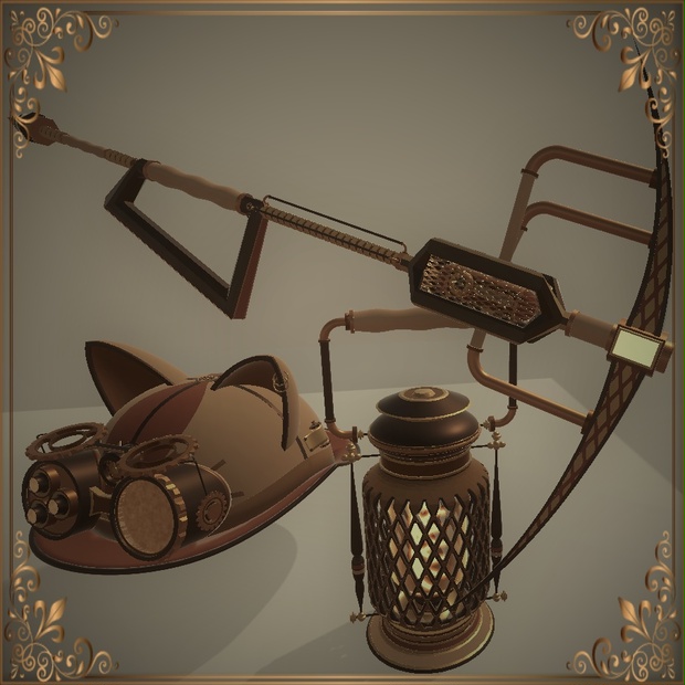 Steampunk Miner Set (スチームパンク鉱夫セット) - marchhare's general store - BOOTH