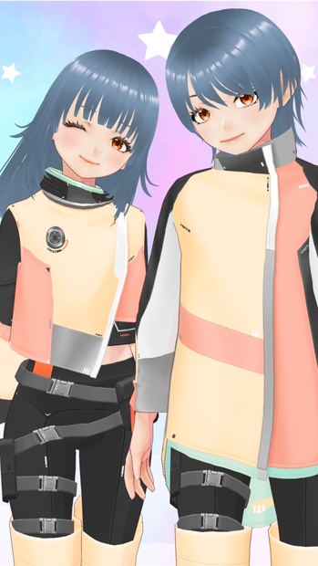 双子アバター「凛律と凛那」 ―Ritsu&Rina - NackrAy-store - BOOTH