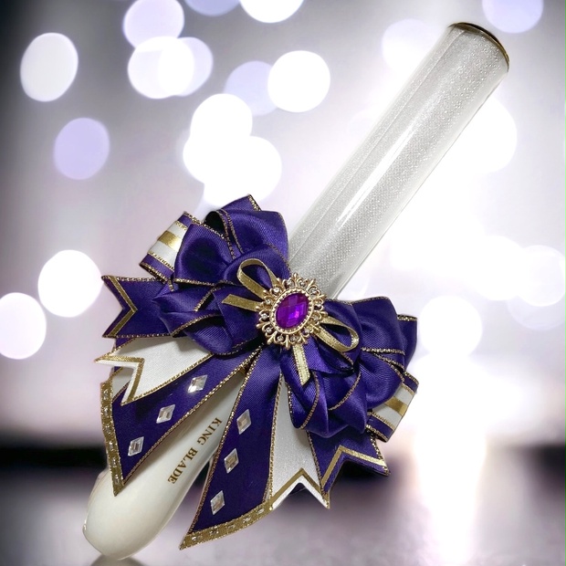 ペンライト ヴァイオレット×ホワイト - Handmade Yuka - BOOTH